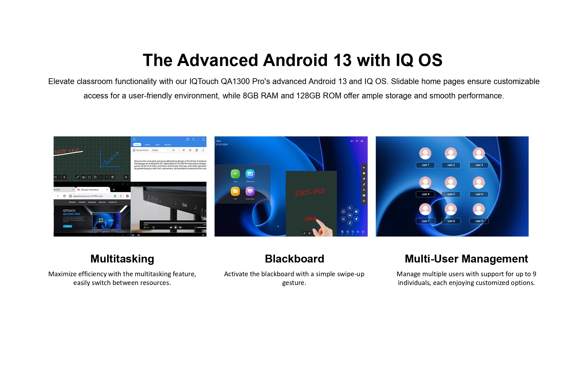 IQTouch Smart Touch Panel - QA1300 Series Pro - IQTouch Malaysia ...